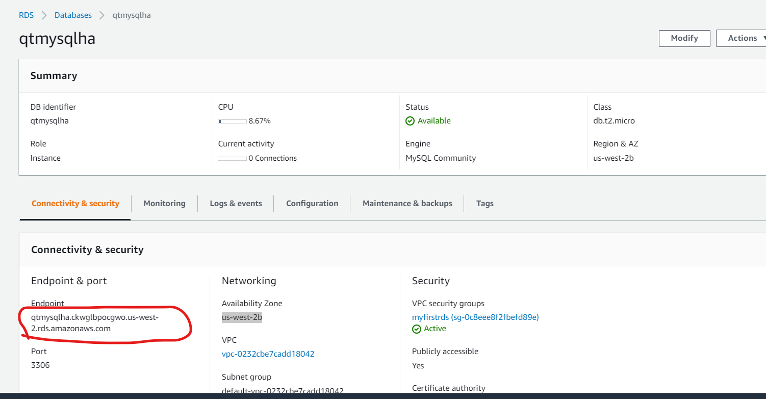 awsdb34 – Direct DevOps from Quality Thought