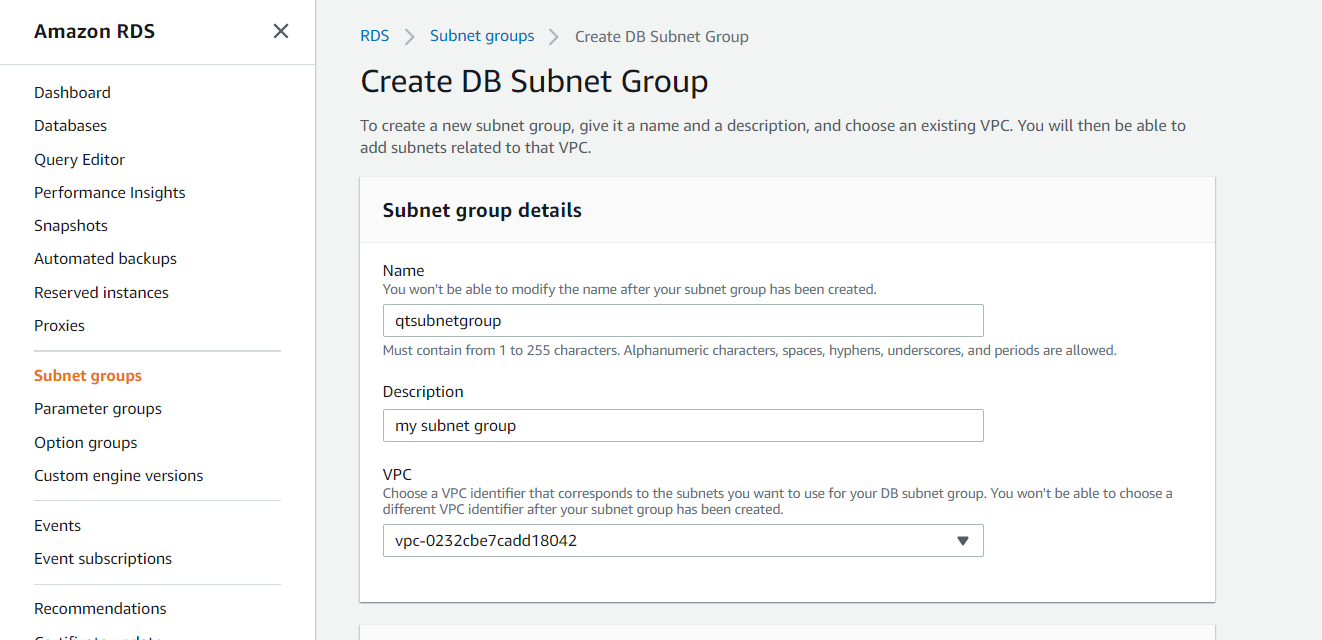 awsdb38 – Direct DevOps from Quality Thought