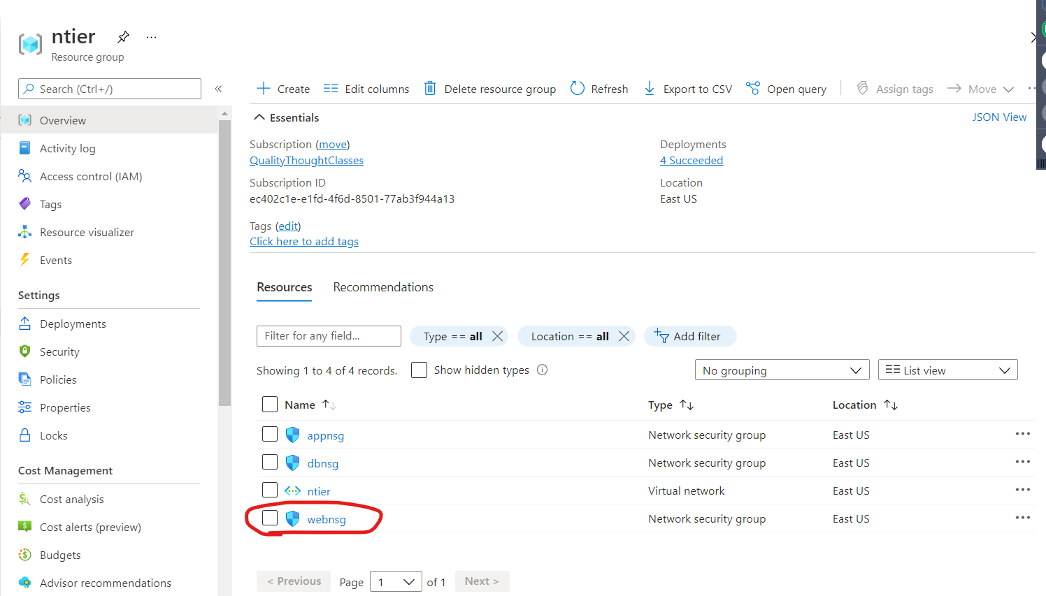 aznet63 – Direct DevOps from Quality Thought