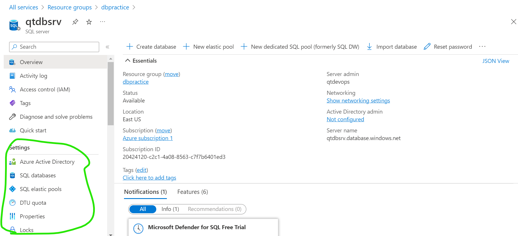 azsql16 – Direct DevOps from Quality Thought